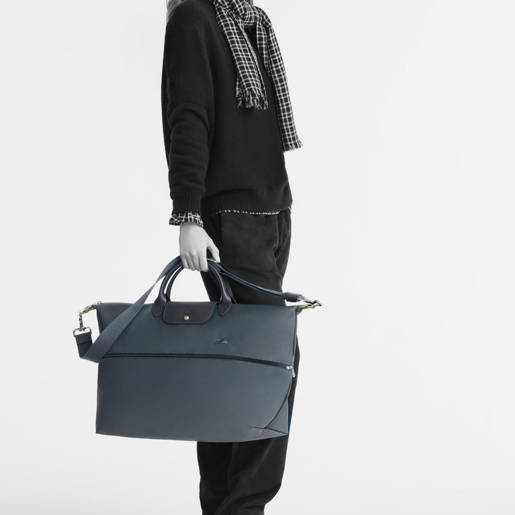 Longchamp Le Pliage Green travel bag grey – Lieblingstasche